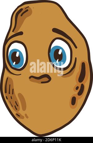Sad potato cartoon Stock Vector Image & Art - Alamy