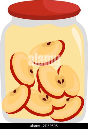 Compote, fruit juice vector icon symbol isolated on white background ...