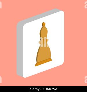 Bishop Simple vector icon. Illustration symbol design template for web ...