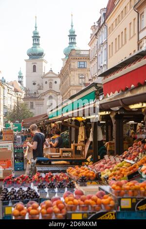 Fruits market in Prague Stock Photo - Alamy