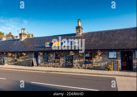 Cafe Biba in the town of Pitlochry in Perthshire,Scotland,UK on a ...