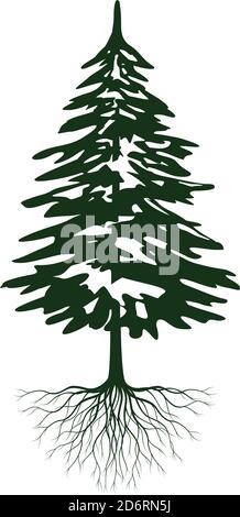 Green Christmas tree icon vector illustration. Eco-Friendly Christmas ...