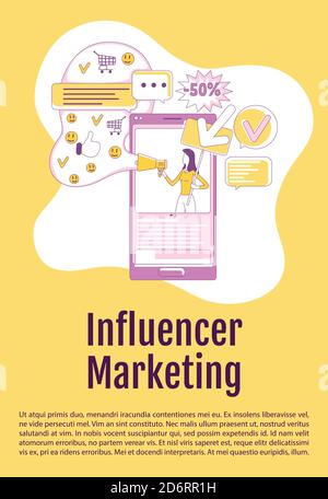 Viral marketing brochure template Stock Vector Image & Art - Alamy