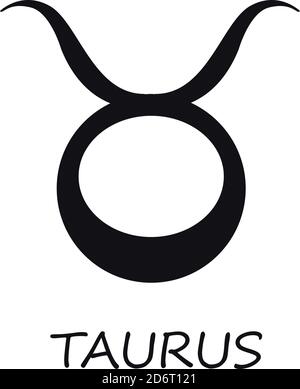 Taurus black glyph icon Stock Vector Image & Art - Alamy