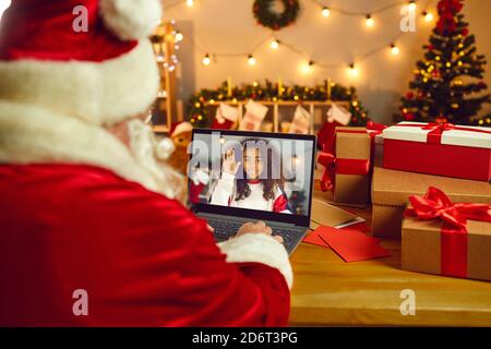 Merry Christmas. Happy african american man celebarting New Year ...