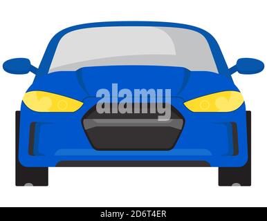 front view cartoon car Stock Vector Image & Art - Alamy