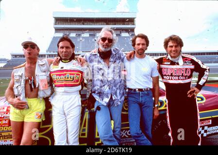 On the set, Tom Cruise and Tony Scott / Days of Thunder / 1990 directed ...