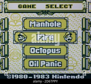 Game & Watch Gallery 3 - Nintendo Game Boy Color Videogame - Editorial use only Stock Photo - Alamy