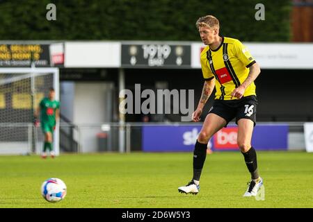 Jon Stead (16) of Harrogate Town in action during the game Stock Photo ...