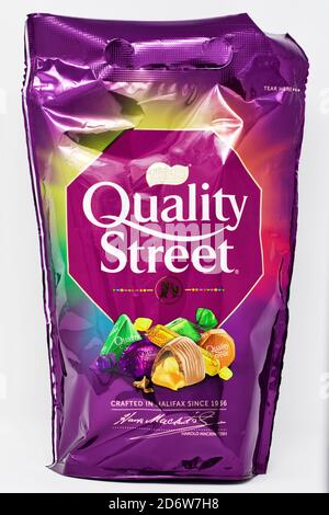 Quality Street Pouch Bag Stock Photo - Alamy
