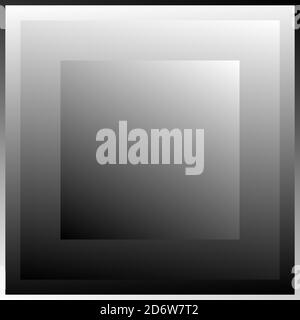 Overlapping squares, Blocks vector illustration. Grayscale squares ...