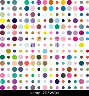 Random size colorful Circles vector illustration. Circles design ...