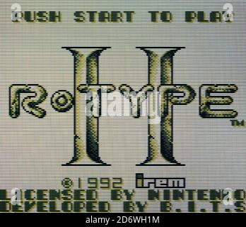 R-Type - Nintendo Gameboy Videogame - Editorial use only Stock Photo ...