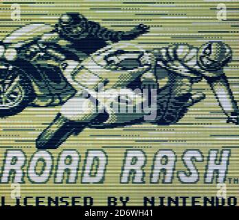Road Rash - Nintendo Game Boy Color Videogame - Editorial use only ...