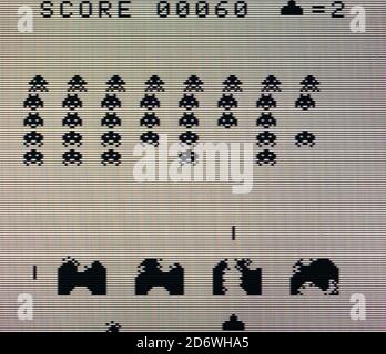 Space Invaders - Nintendo Gameboy Videogame - Editorial use only Stock ...