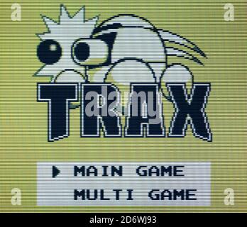Trax - Nintendo Gameboy Videogame - Editorial use only Stock Photo - Alamy