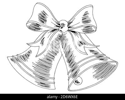 Christmas bell isolated. Christmas and New Year illustration Stock ...