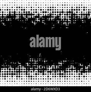 Random squares, blocks halftone (half tone) texture, pattern background ...