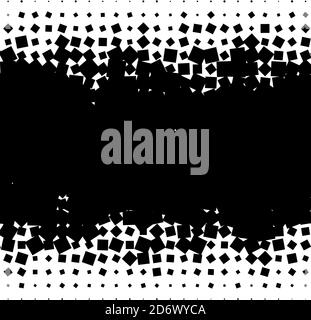 Random squares, blocks halftone (half tone) texture, pattern background ...