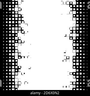 Random squares, blocks halftone (half tone) texture, pattern background ...