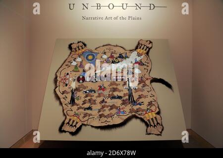 Bison robe "Conductors of Our Own Destiny" made by Native American ...