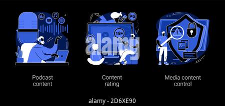 Engaging marketing abstract concept vector illustrations Stock Vector ...