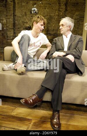 l-r: Eddie Redmayne (Billy), Jonathan Pryce (Martin) in THE GOAT, OR ...