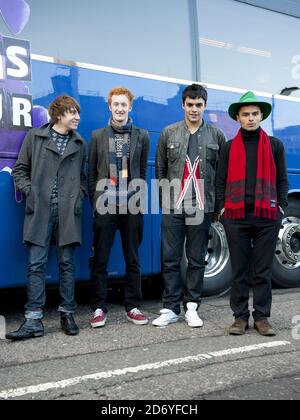 The new cast of Skins (l-r Sebastian De Souza, Sean Teale, Jessica Sula ...