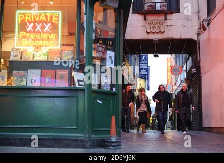 A general view of the Raymond Revue Bar in Soho, London Stock Photo - Alamy