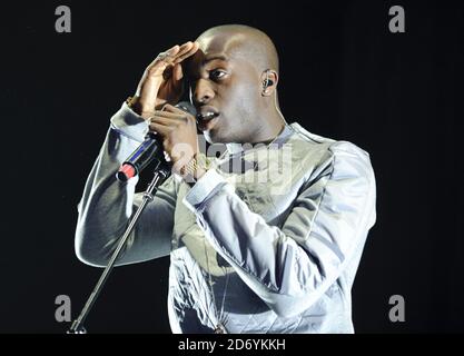 Talay Riley performing at the Hammersmith Apollo in west London Stock ...