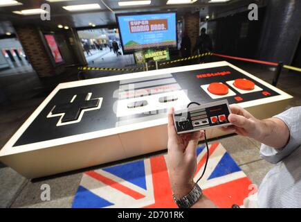The world's largest video game controller pictured at the launch of the ...