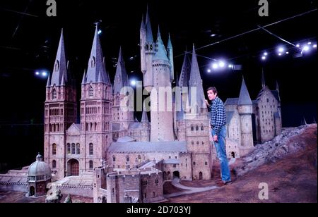 Model supervisor Jose Granell pictured with the hand-made 1:24 scale ...