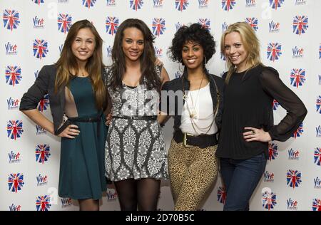 The Cast of Viva Forever! (l-r Dominique Provost-Chalkley, Hannah John ...