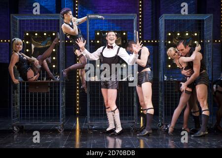 Will Young, playing Emcee, performs scenes from Cabaret, at the Savoy ...