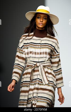 Jourdan Dunn wears a creation as part of the Off-White Fall/Winter 2024 ...