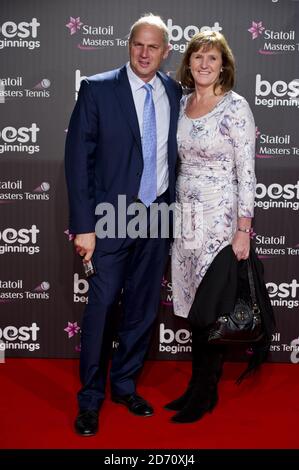 Sir Steve Redgrave and wife Ann Redgrave attending the BT Sport ...
