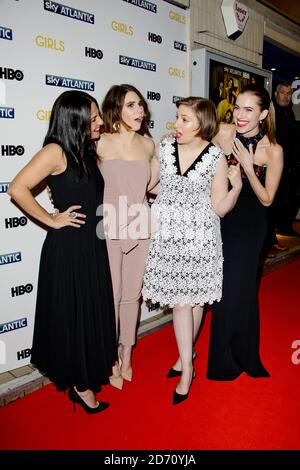 Jenni Konner, Zosia Mamet, Lena Dunham and Allison Williams attending ...