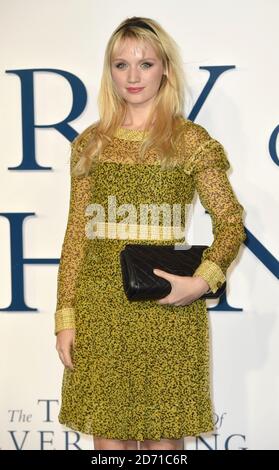 Emily Berryman arriving at the Theory Of Everything UK Premiere held at ...