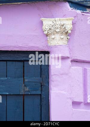Old town of Stanley, capital of the Falkland Islands. (Editorial Use ...