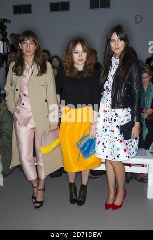 Laura Jackson on the front row during the Alexa Chung London Fashion ...