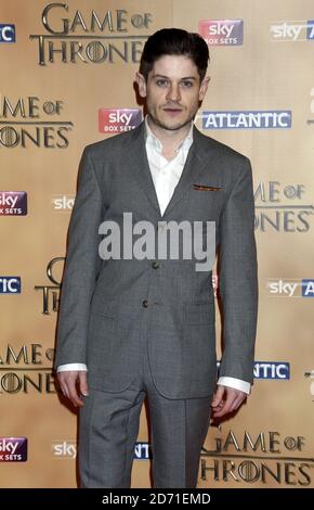 Iwan Rheon attending the world premiere of the fifth series of Game of ...