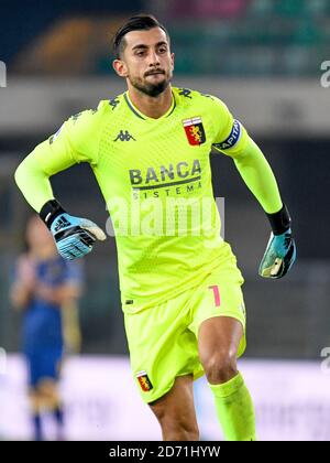 Mattia Perin of Genoa CFC during the Serie A match at Stadio ...
