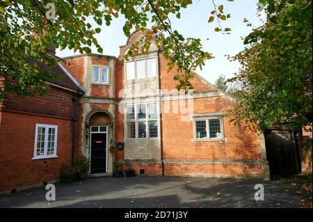 Village Hall, High Street, Brasted, Kent, UK, Autumn 2020 Stock Photo ...