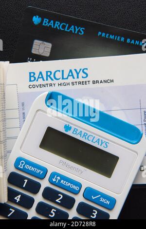 Stock photo of a Barclays PINSENTRY card reader Stock Photo - Alamy
