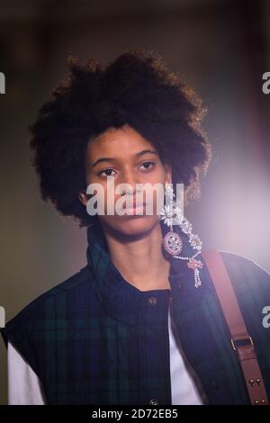 Model Manuela Sanchez walks on the runway during the Self-Portrait ...