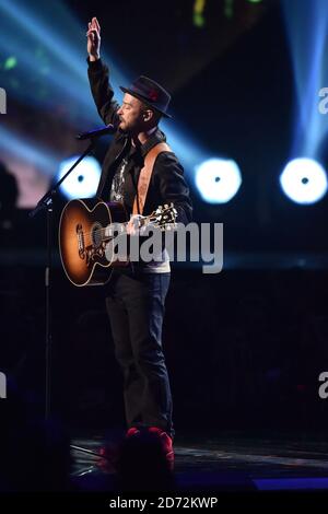 Justin Timberlake live at the O2 Arena London Stock Photo - Alamy