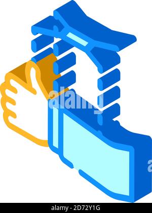 political puppet sign icon color illustration Stock Vector Image & Art ...