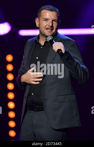 Kevin Bridges on stage during A Night of Comedy, the Teenage Cancer ...