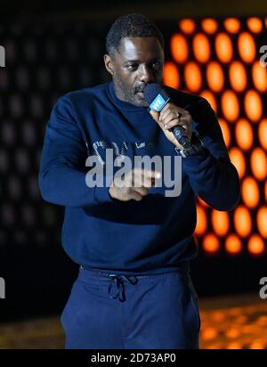 Idris Elba on stage at the WE Day UK charity event and concert held at ...