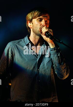 Dan Whitford of Cut Copy performs live during the recording of Channel ...